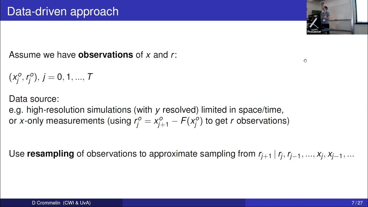 GFDW01 | Prof. Daan Crommelin | Machine Learning and Resampling for Stochastic Parameterization ...