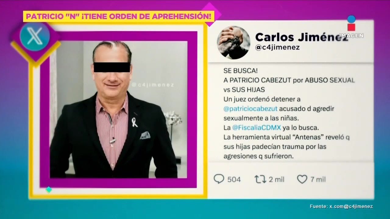 Al parecer, ¡actor Patricio 'N', es buscado por ABUS0 s3xual contra sus ...