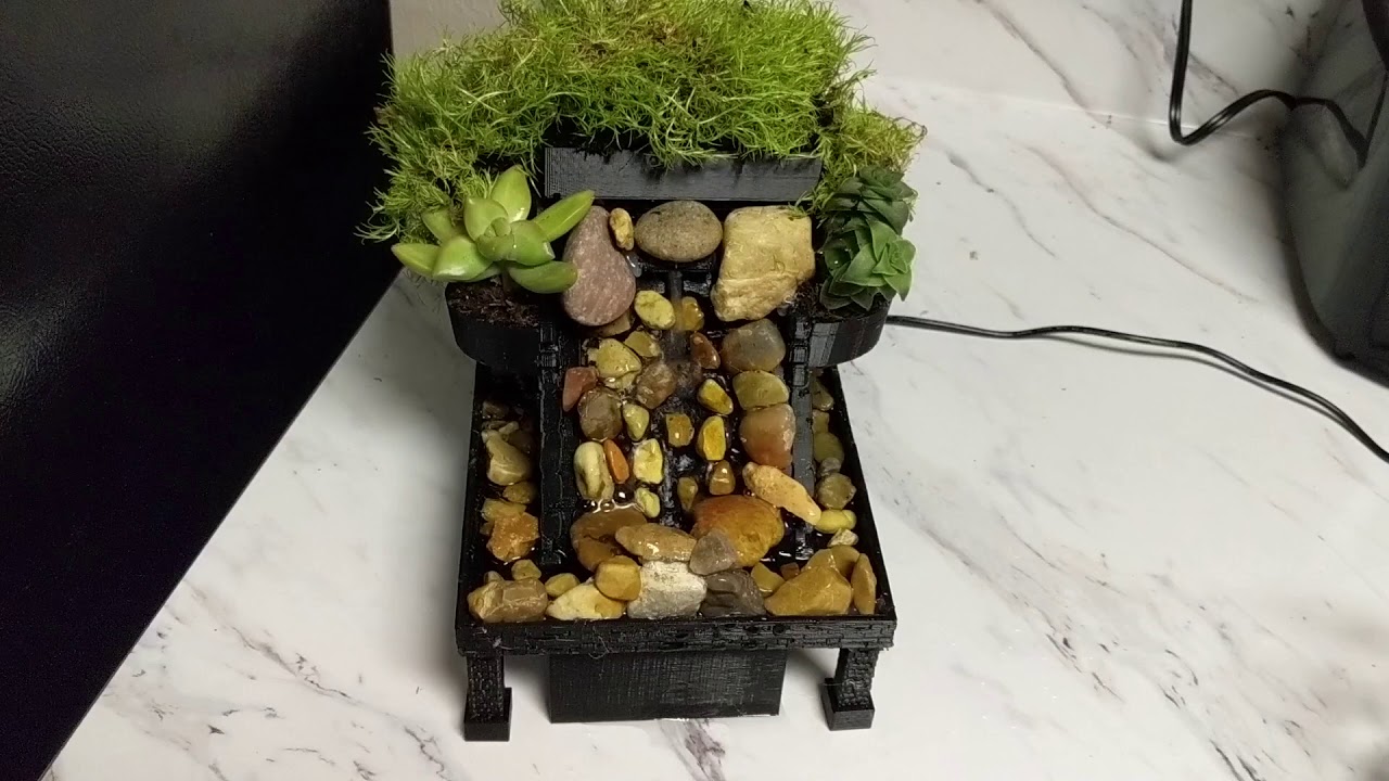 Waterfall Planter designed in Tinkercad - YouTube