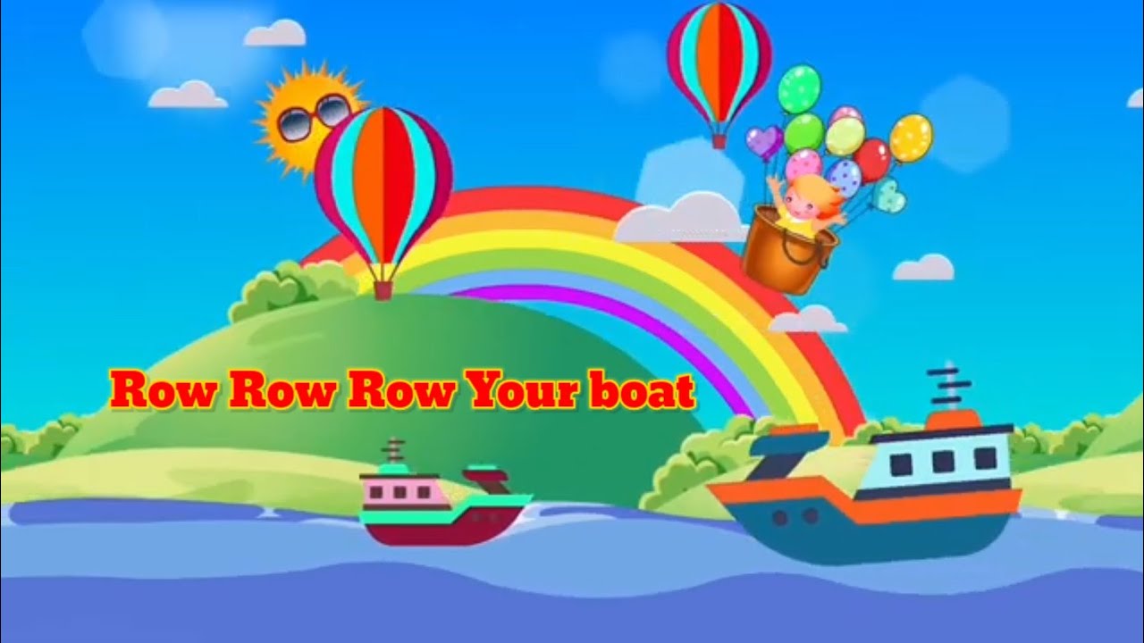 Row Row Row Your boat | Nursery rhymes for kids |@kidstunes909 - YouTube