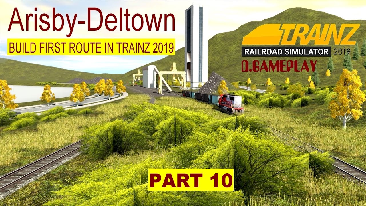 Trainz 2019: Build first map - part 10 - YouTube