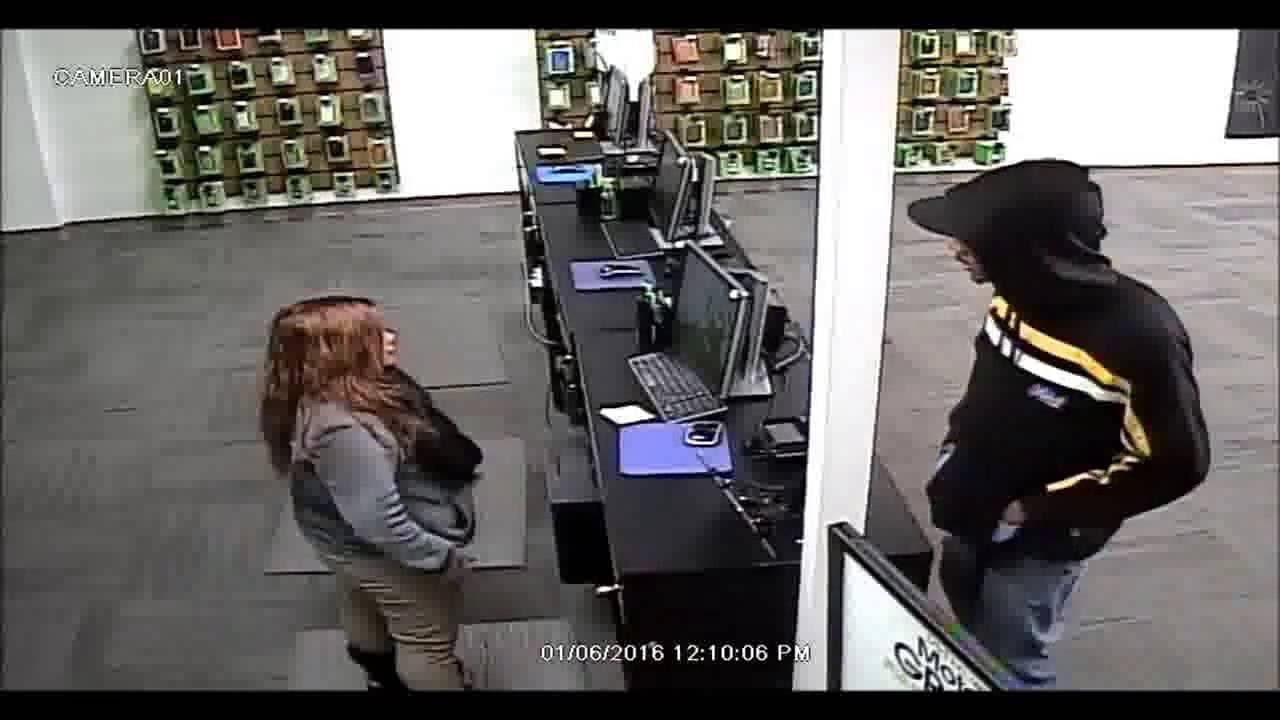CCTV Footage of Robbery at Wireless Store caught CCTV security camera ...