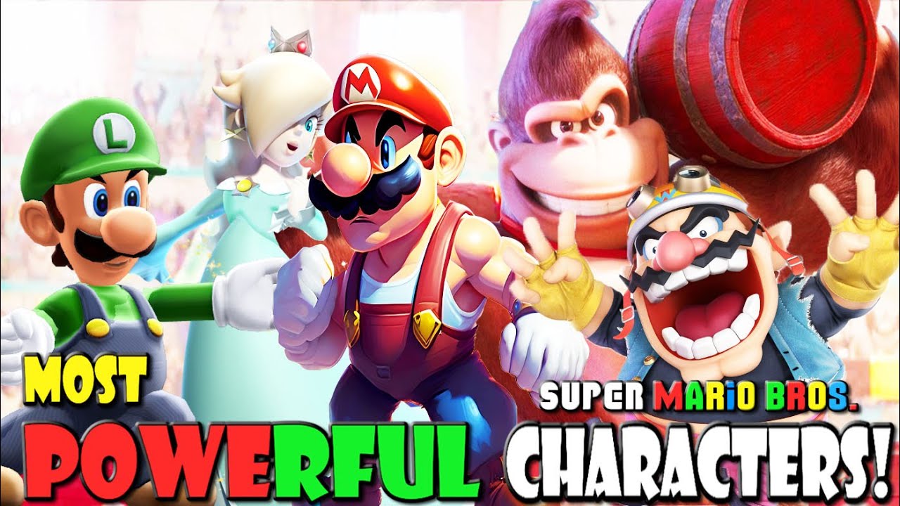 Most Powerful Characters From The Super Mario Bros Universe - YouTube