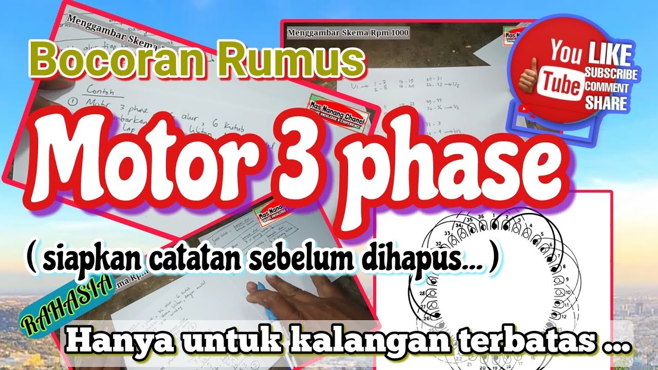 Rumus rahasia motor 3 phase - YouTube