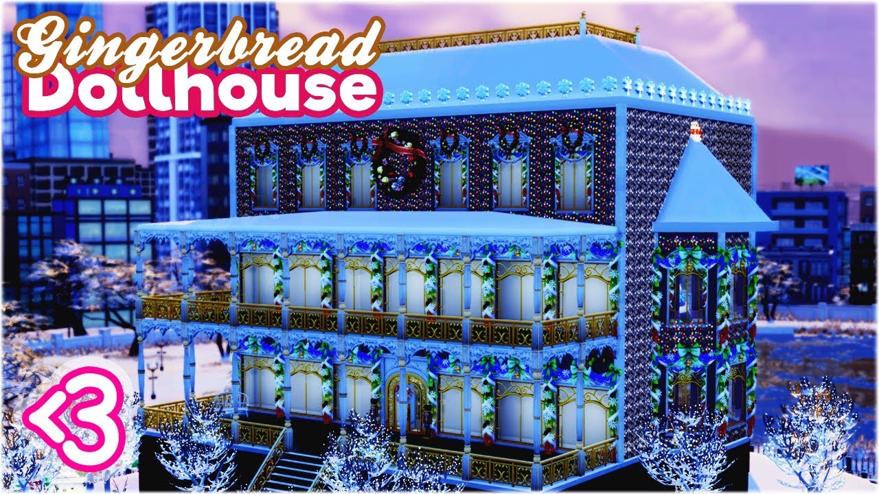 GINGERBREAD DOLLHOUSE // Tichery's Gingerbread Build Challenge! (Let's ...
