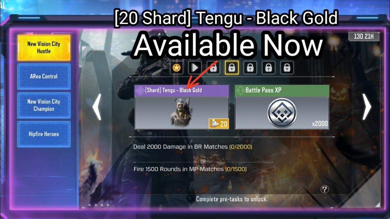 HOW TO GET 20 MORE SHARDS OF TENGU BLACK GOLD CHARACTER FROM EVENT IN ...