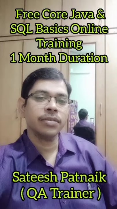 Free Core Java & SQL Online Training |Every Month We Have New Free ...