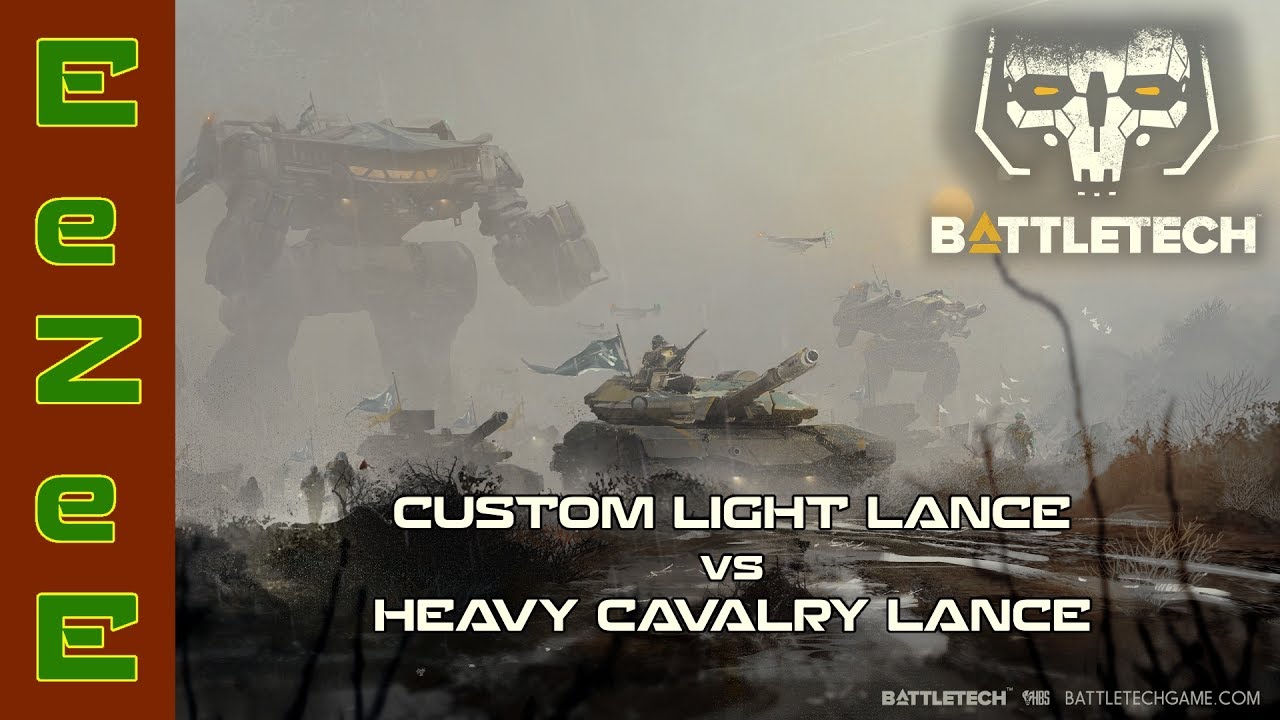 BattleTech: Custom Light vs Heavy Cavalry Lance - YouTube