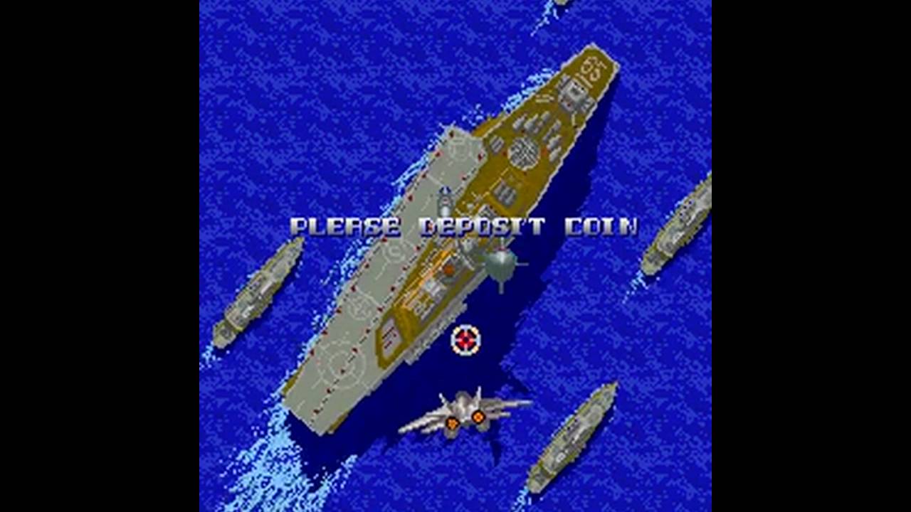 Ajax (Konami 1987) Attract Mode 60fps - YouTube