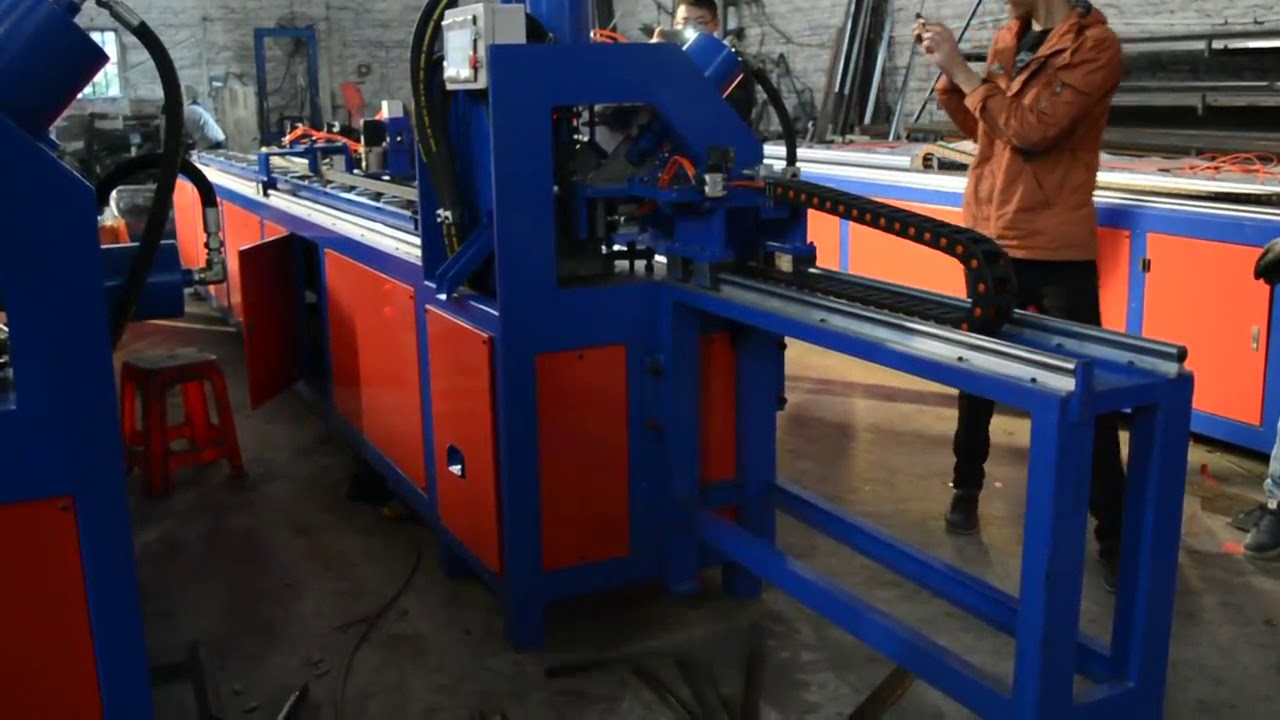 Automatic holes punching machine , High speed Automatic punch hole line ...