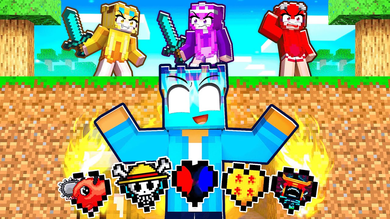 ANIME HEARTS SPEEDRUNNER vs FANGIRL HUNTERS in Minecraft! - YouTube