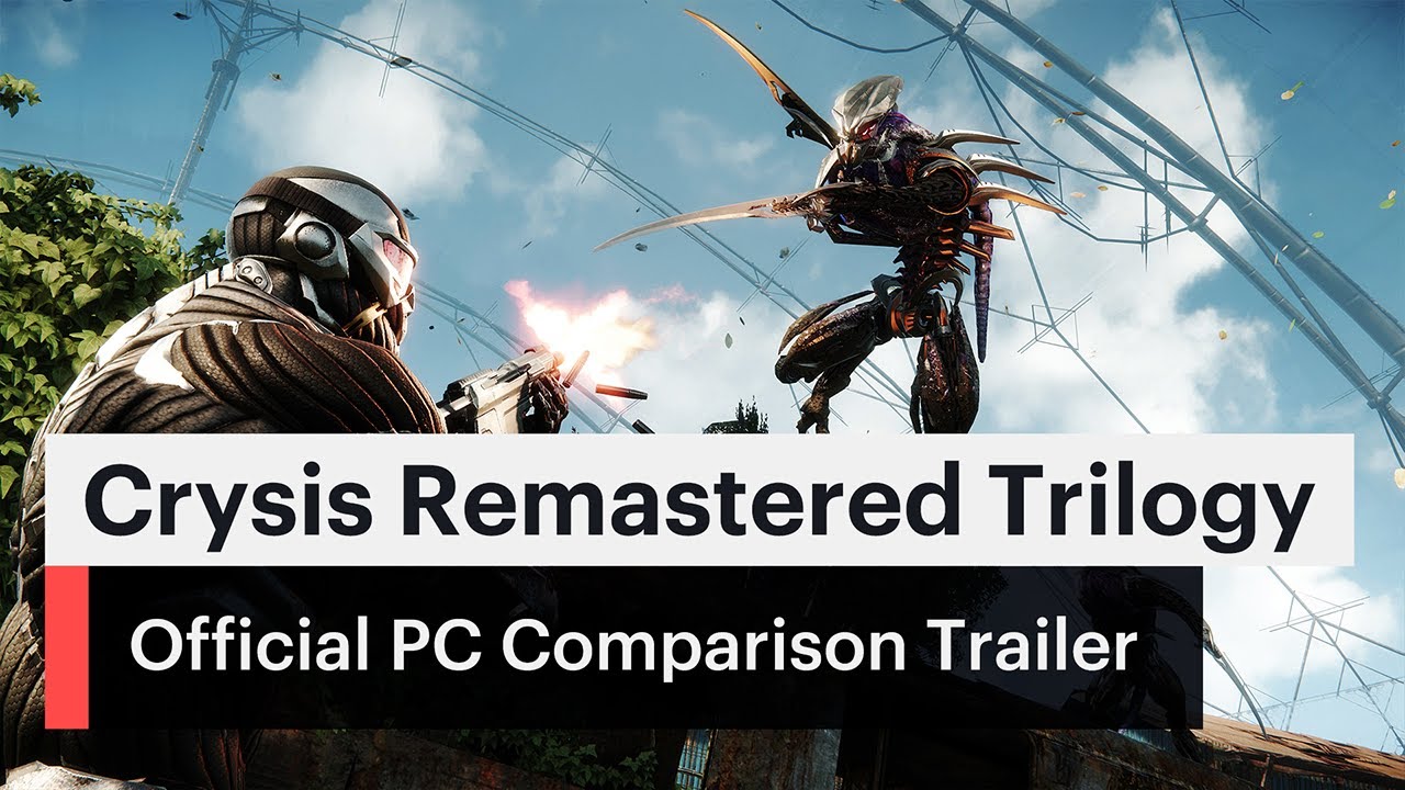 Crysis Remastered Trilogy - Official PC Comparison Trailer - YouTube