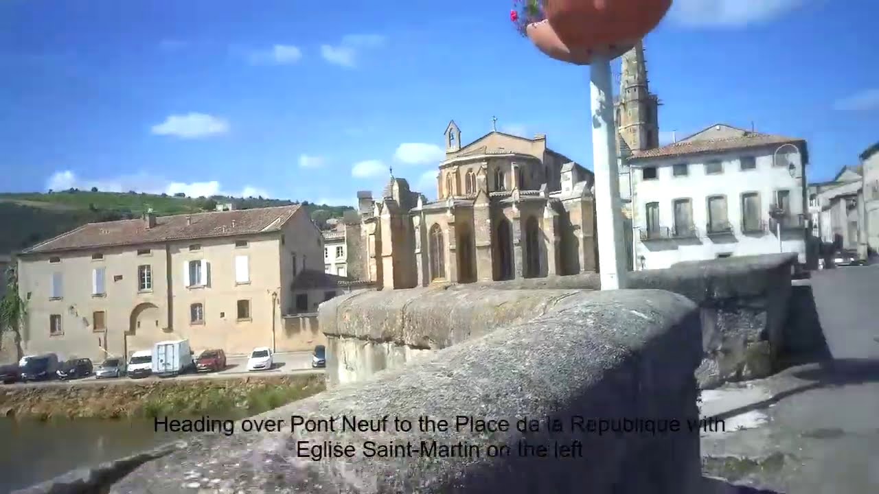 French life - A walk around the town of Limoux in the South of France ...