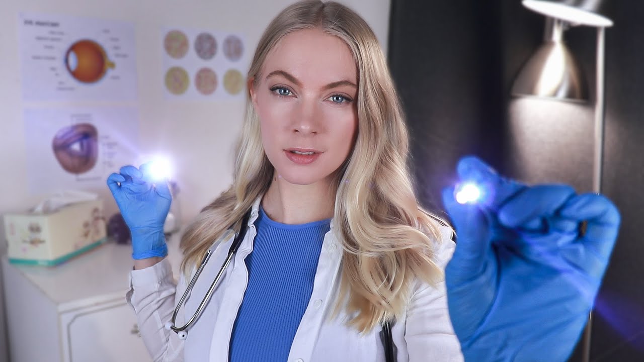 ASMR Holistic Eye Exam (VERY Thorough) Physical Assessment, Vision ...