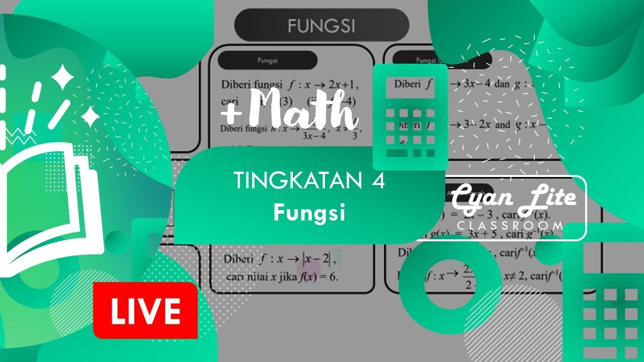 +MATH | Fungsi | Cyan Lite Classroom Live Stream - YouTube