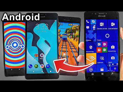 Le instalé Android a un Nokia con Windows Phone en 2025 📱| ¿Es usable hoy en día?🤔