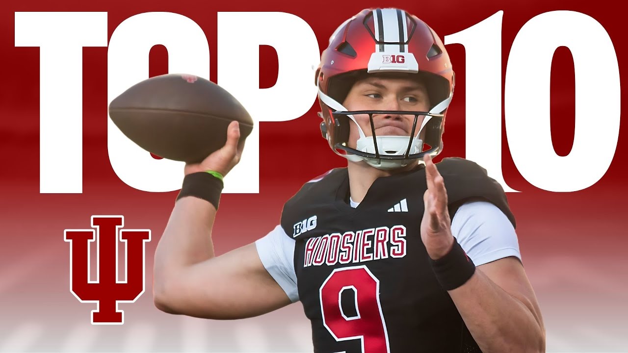 Indiana Hoosiers TOP 10 Football Players for 2024 - YouTube