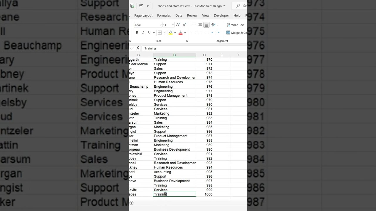 Find Last Instance Of Text Excel Shorts YouTube Find Last Instance Of Text Excel Shorts YouTube