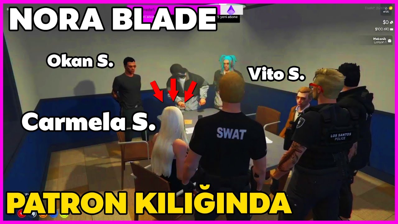NORA BLADE PATRONLARININ KILIĞINA GİRİP TESLİM OLUYOR | G'OLD ROLEPLAY ...