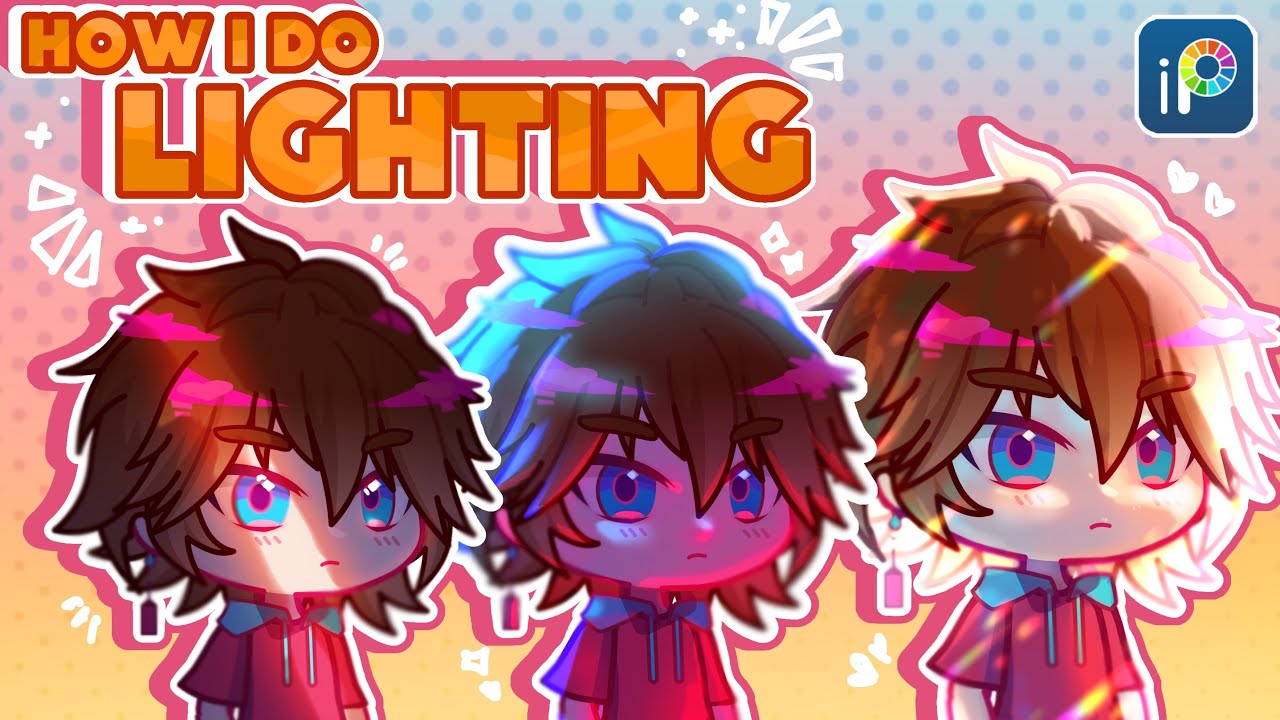 Lighting tutorial | Voice over | Gachaclub | ibispaint | 3 different ways! - YouTube