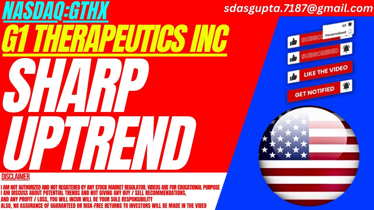 SHARP UPTREND : GTHX STOCK ANALYSIS | G1 THERAPEUTICS STOCK - YouTube