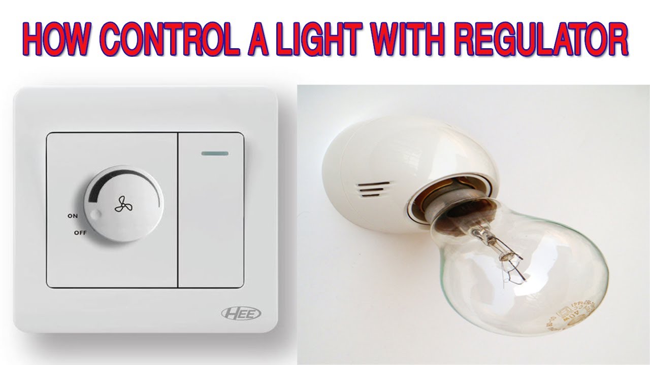 How to control a light with regulator - YouTube
