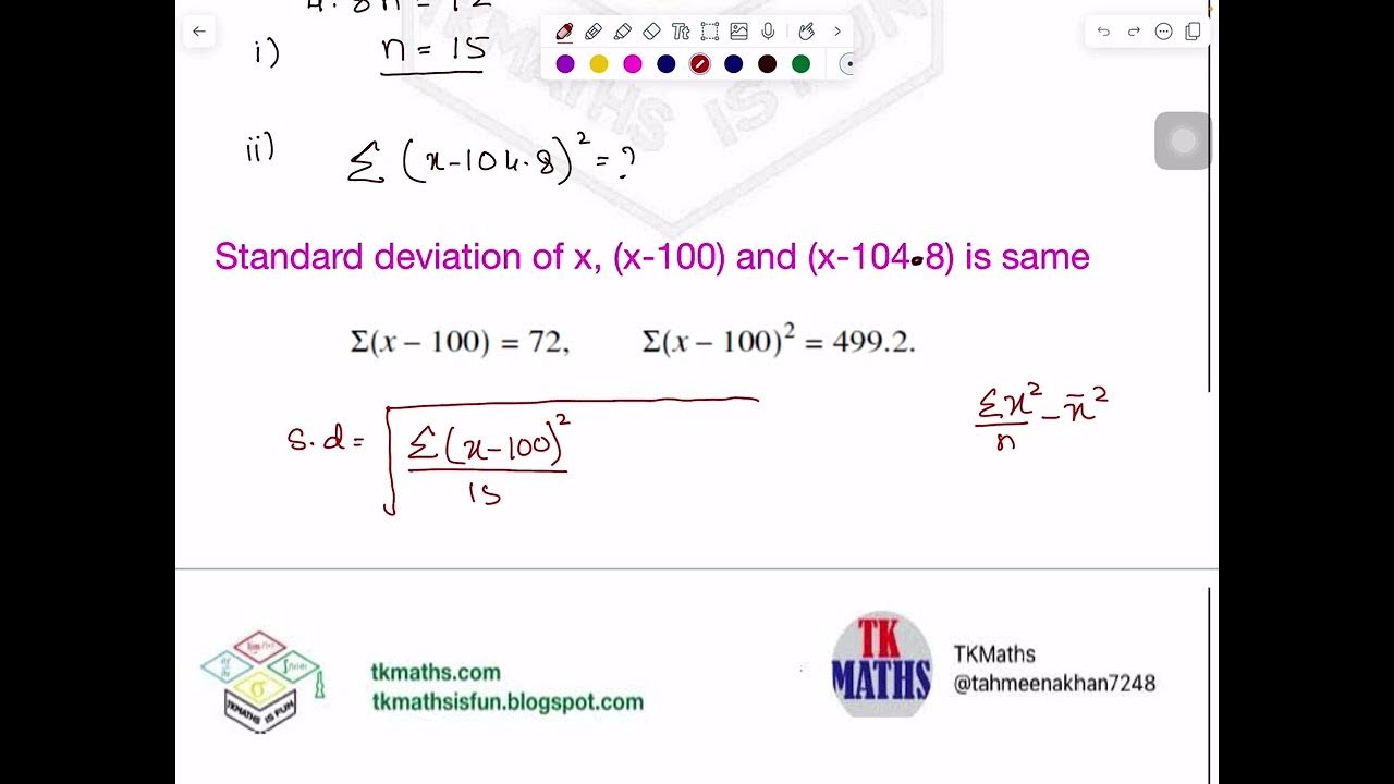 TKMaths A Level Math S1 Coded data PPQ Challenging / Further extension - YouTube