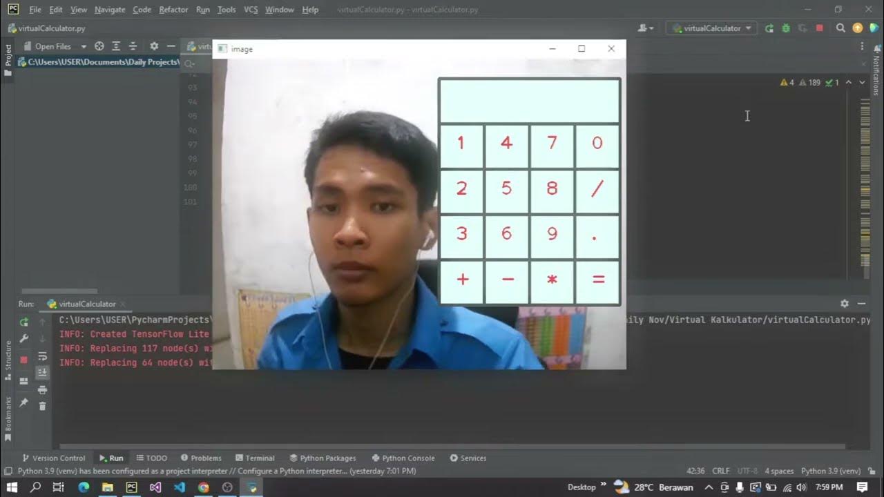 A.I Calculator - OpenCV Python (Computer Vision) - YouTube