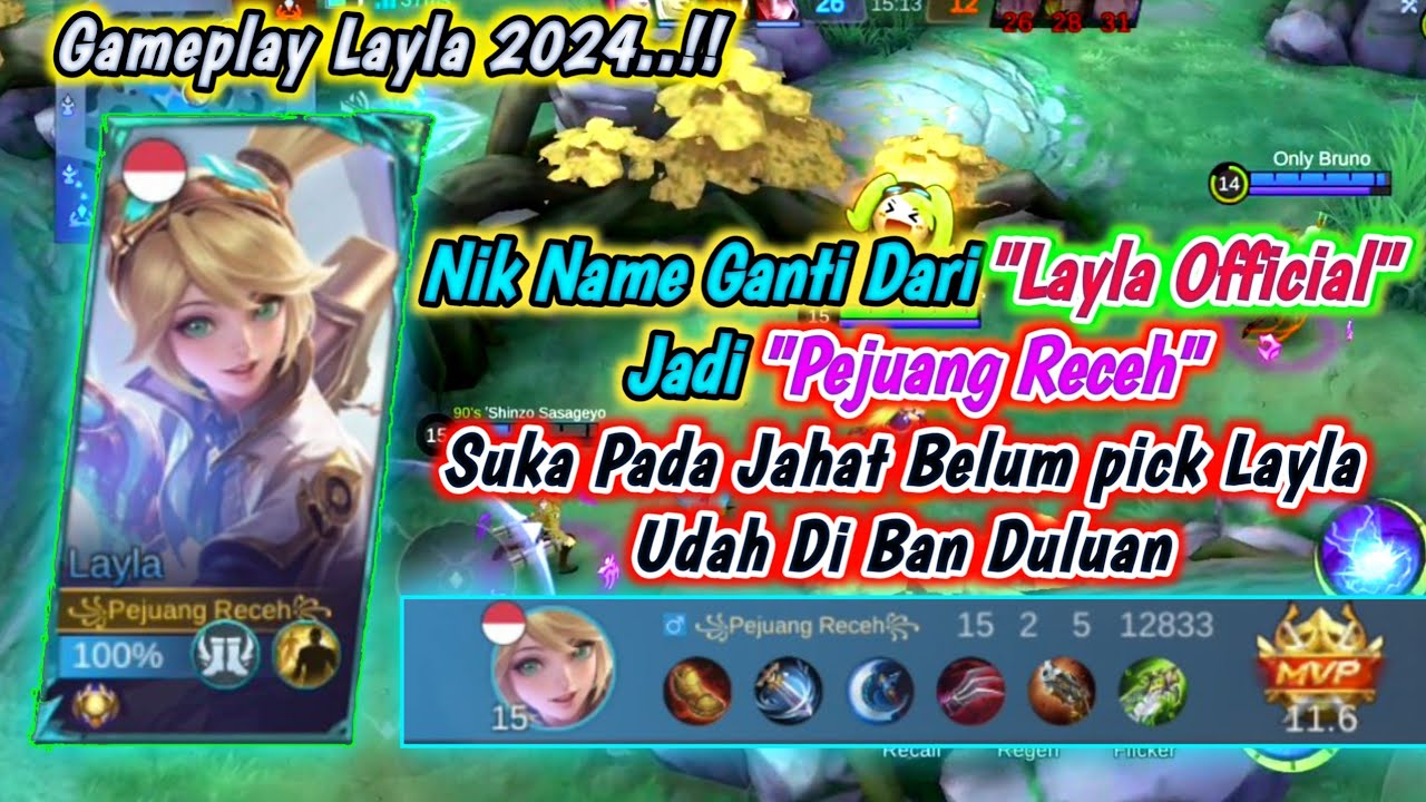 BEST BUILD LAYLA ONE HIT | SEASON 32 EPICAL GLORY | GAMEPLAY LAYLA ...