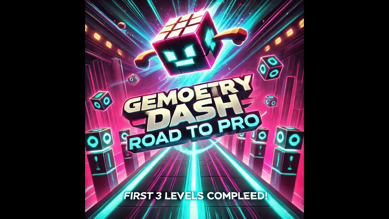 First Time Playing Geometry Dash – Road to Pro! - YouTube