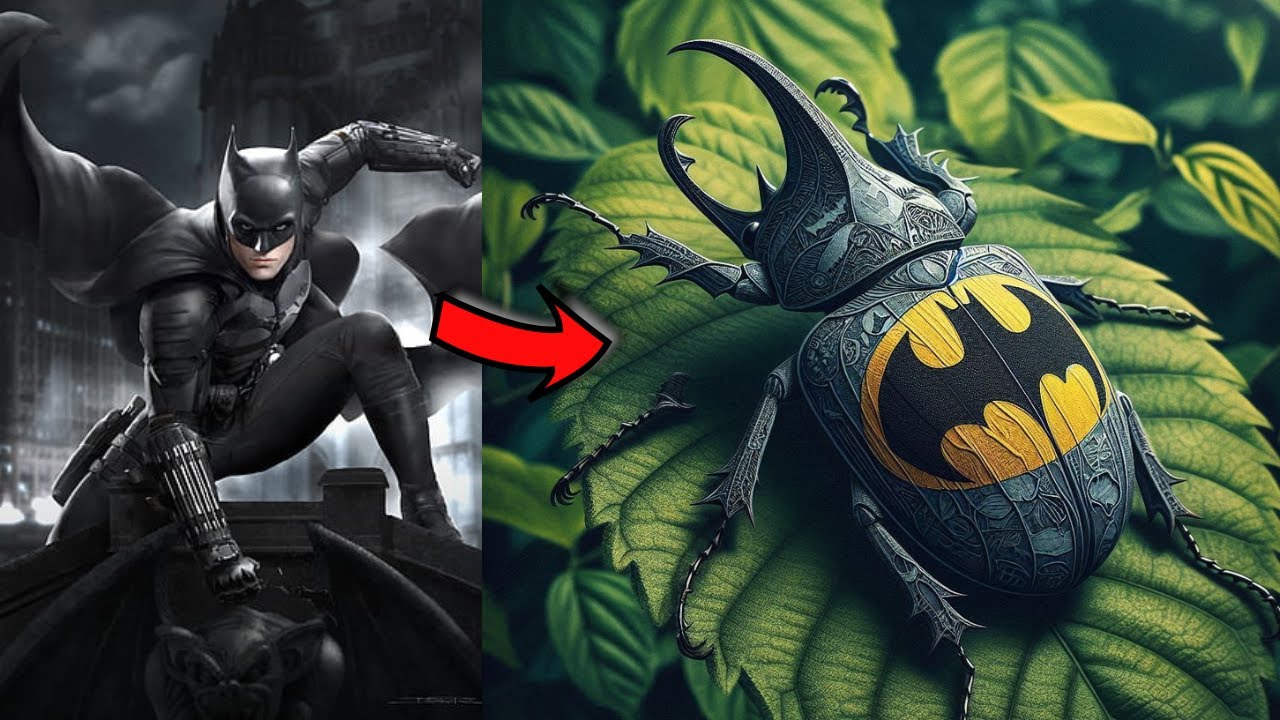 When Marvel and DC Heroes Turn into Beetles: A Crazy Transformation ...