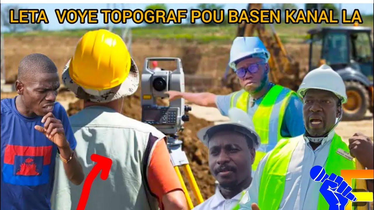 Men kijan travay yo ap kontiye nan basen an - YouTube