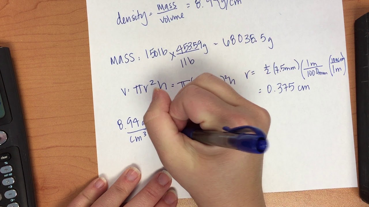 Ch 1 Denisty and Unit Conversion - YouTube
