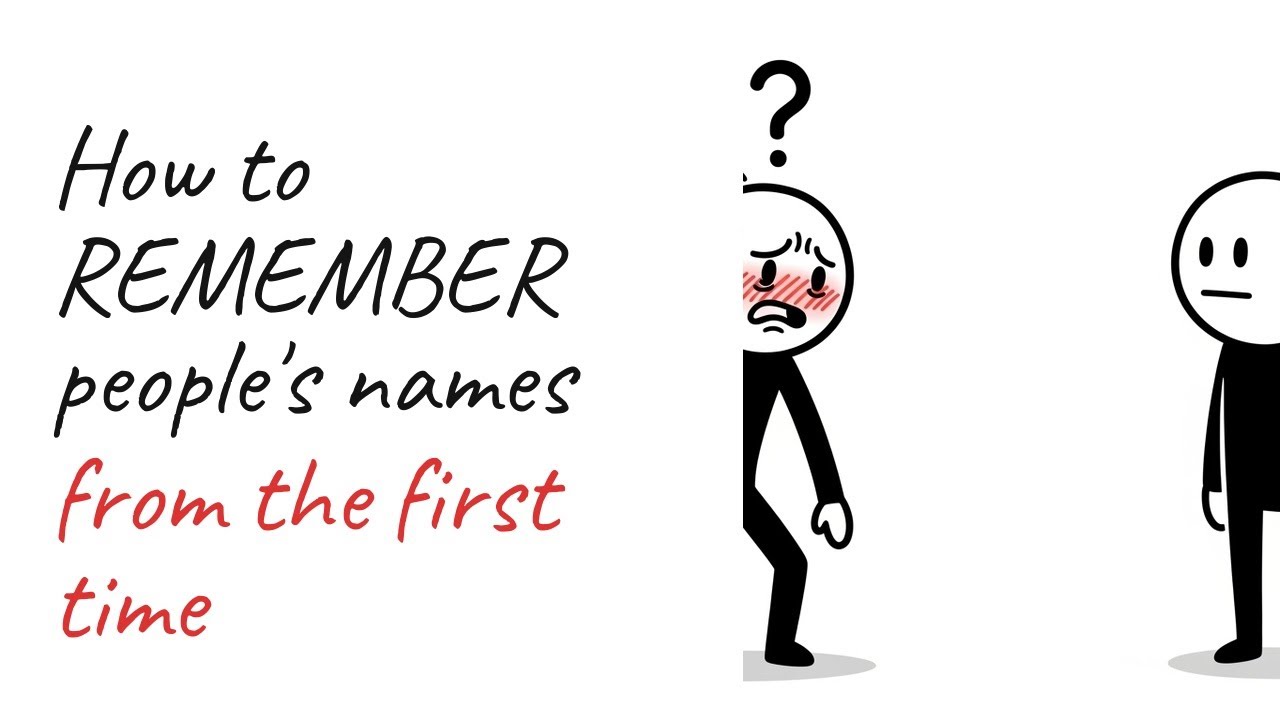 How to Remember Names Instantly - 15 Secret Memory Techniques - YouTube