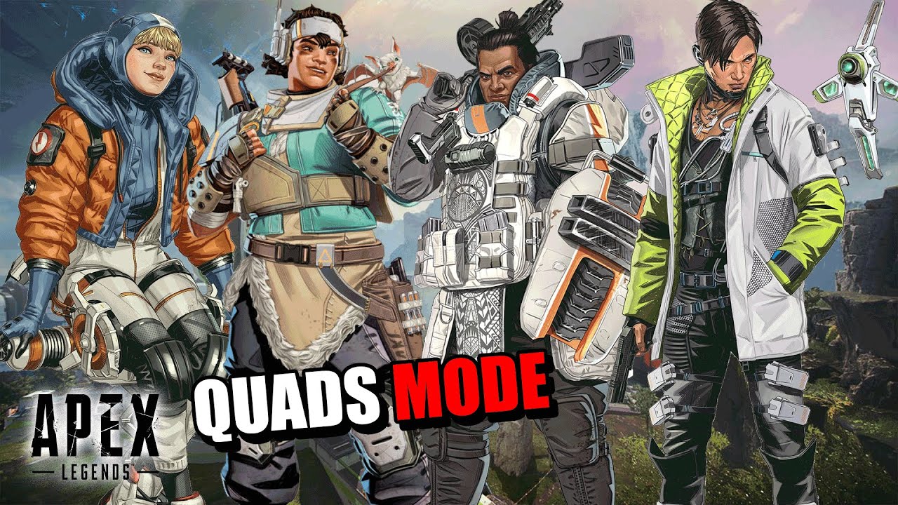 Trying Out Quads Mode For The First Time in Apex Legends - YouTube