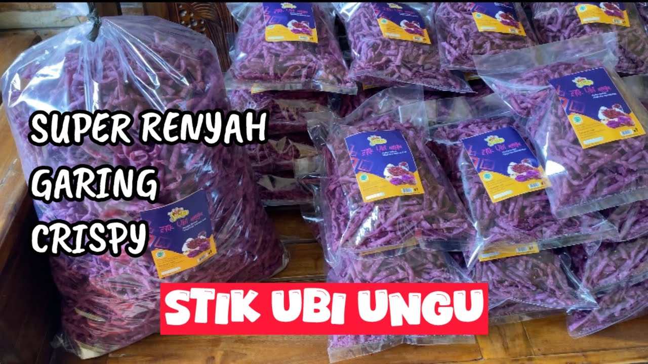 STIK UBI UNGU RENYAH KRISPI DAN TAHAN LAMA cocok untuk usaha cemilan ...