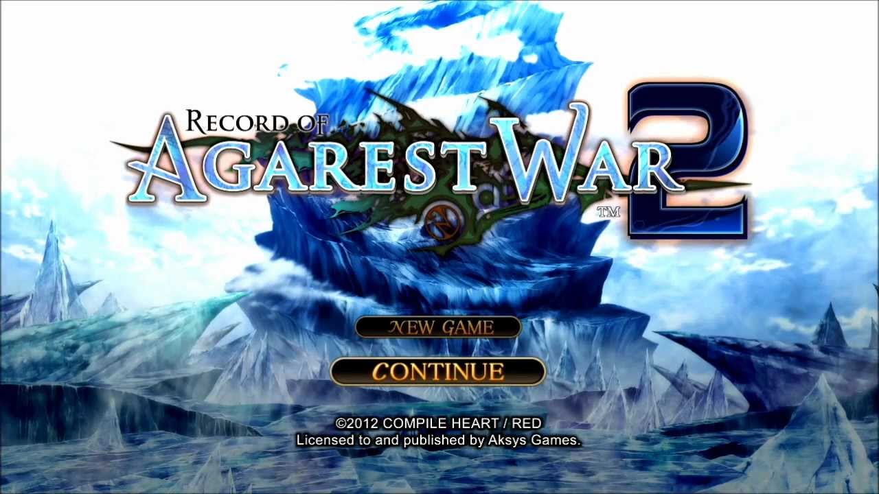 Record of Agarest War 2 - Intro And Trophies (showing off my JP version ...