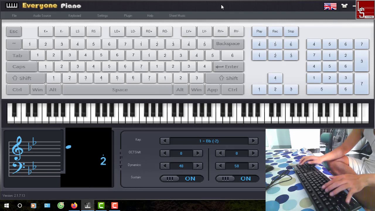 Phần mêm hỗ trợ người thích chơi Piano - EOP software - YouTube