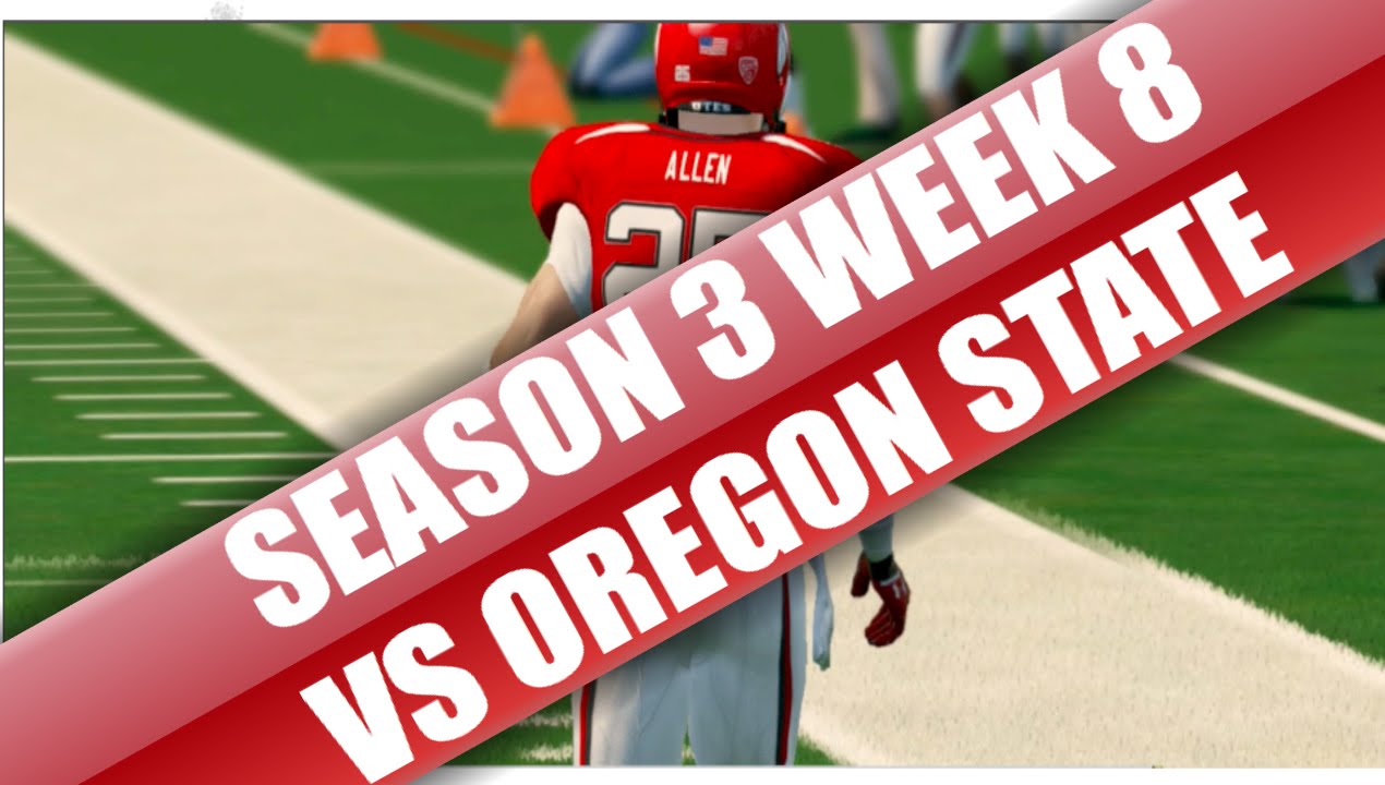 NCAA Football 15: Utah Dynasty-S3W8 vs Oregon State - YouTube