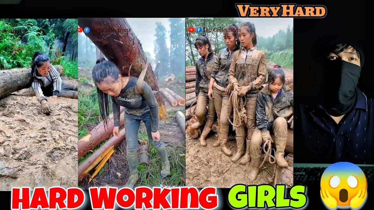 Mukbang Asmr Hard Working Girls 😱🧐 Youtube