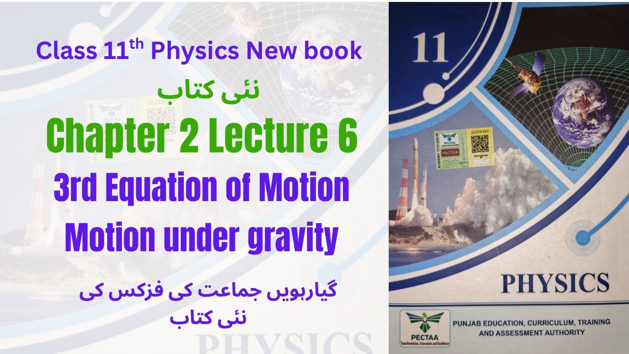 Equations of Motion Part 2 | 3rd Equation of motion & Motion under ...