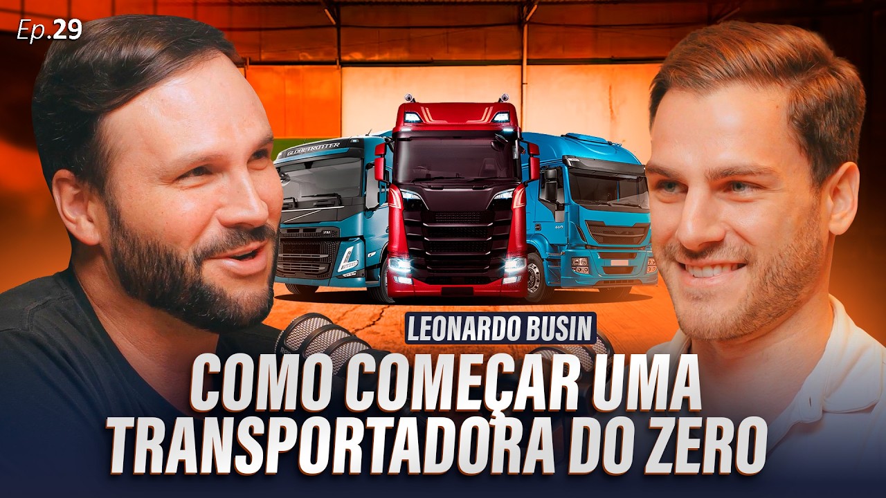 Como LEONARDO BUSIN se TORNOU A MAIOR REFERÊNCIA de TRANSPORTE de ...