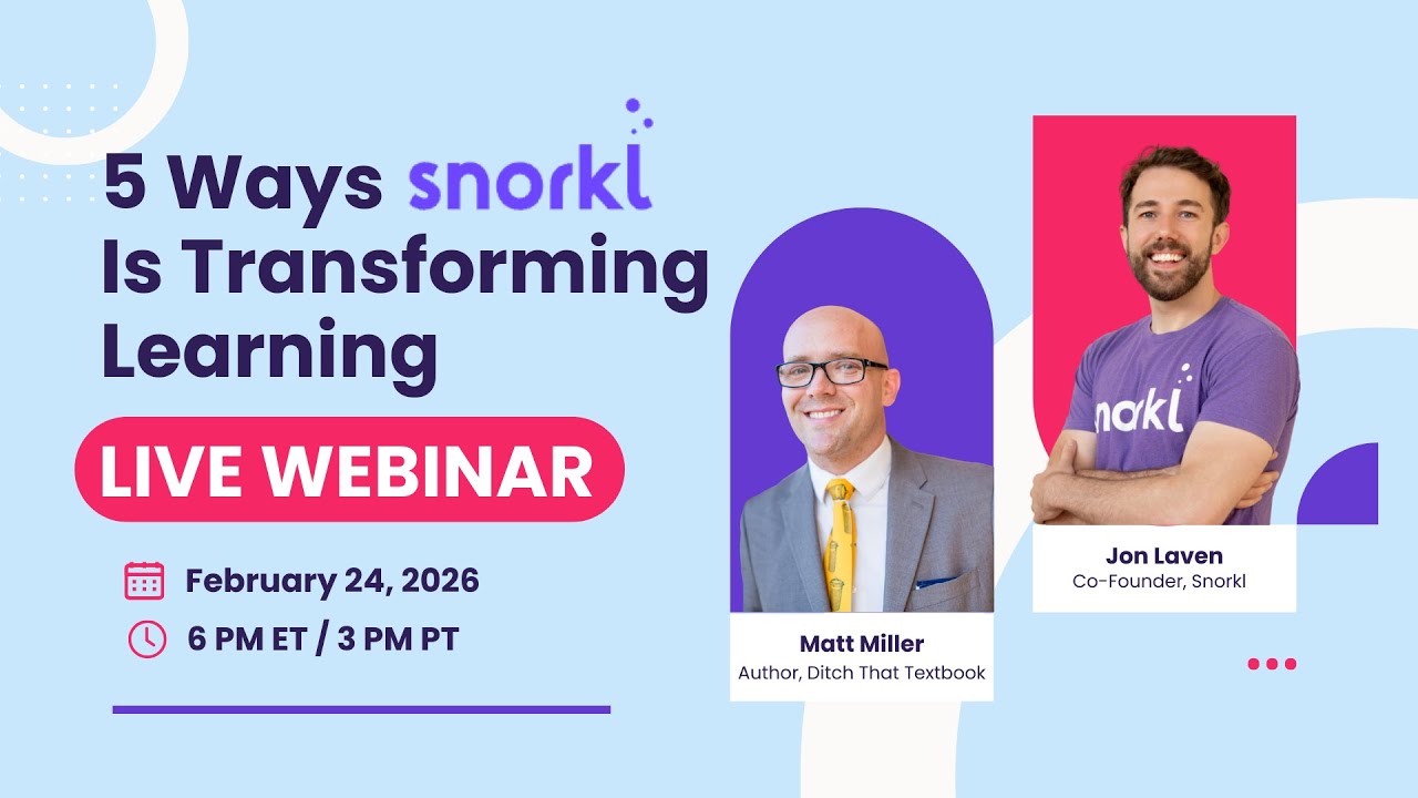 5 Ways Snorkl Is Transforming Learning - YouTube