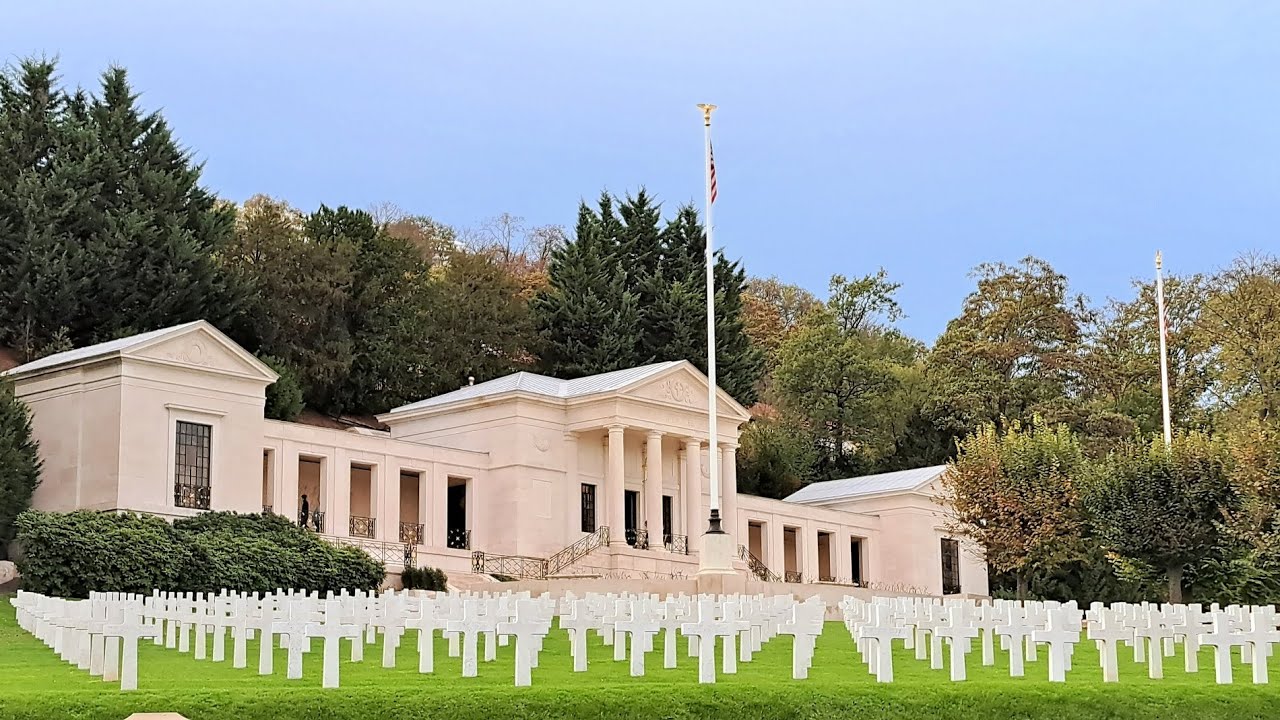 The Suresnes American Cemetery, 5 miles from Paris, France - YouTube
