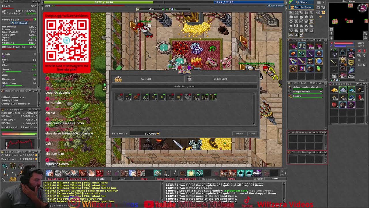 Task SCARAB LVL 180 RP #Tibia #RubinOt #mystian - YouTube