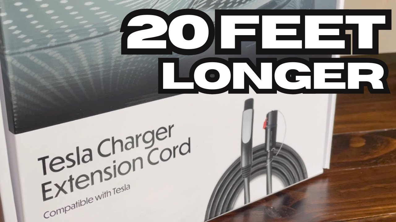 Tesla Extension Cord - Adds 20 Feet of Length | Is it worth it? - YouTube