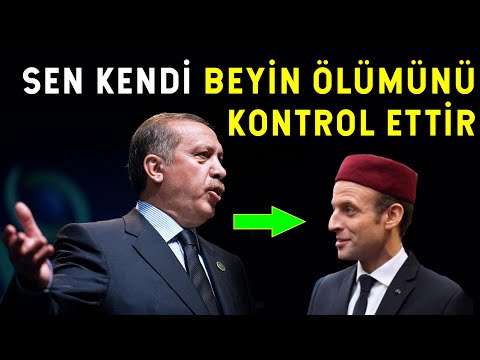Erdoğan Macron'a Çok Sinirlendi BEYİN ÖLÜMÜNÜ KONTROL ETTİR