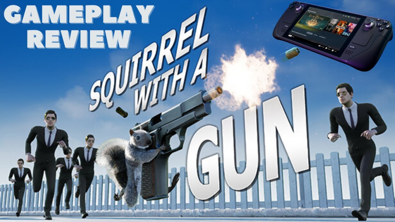 SQUIRREL WITH A GUN: STEAM DECK GAMEPLAY REVIEW - YouTube