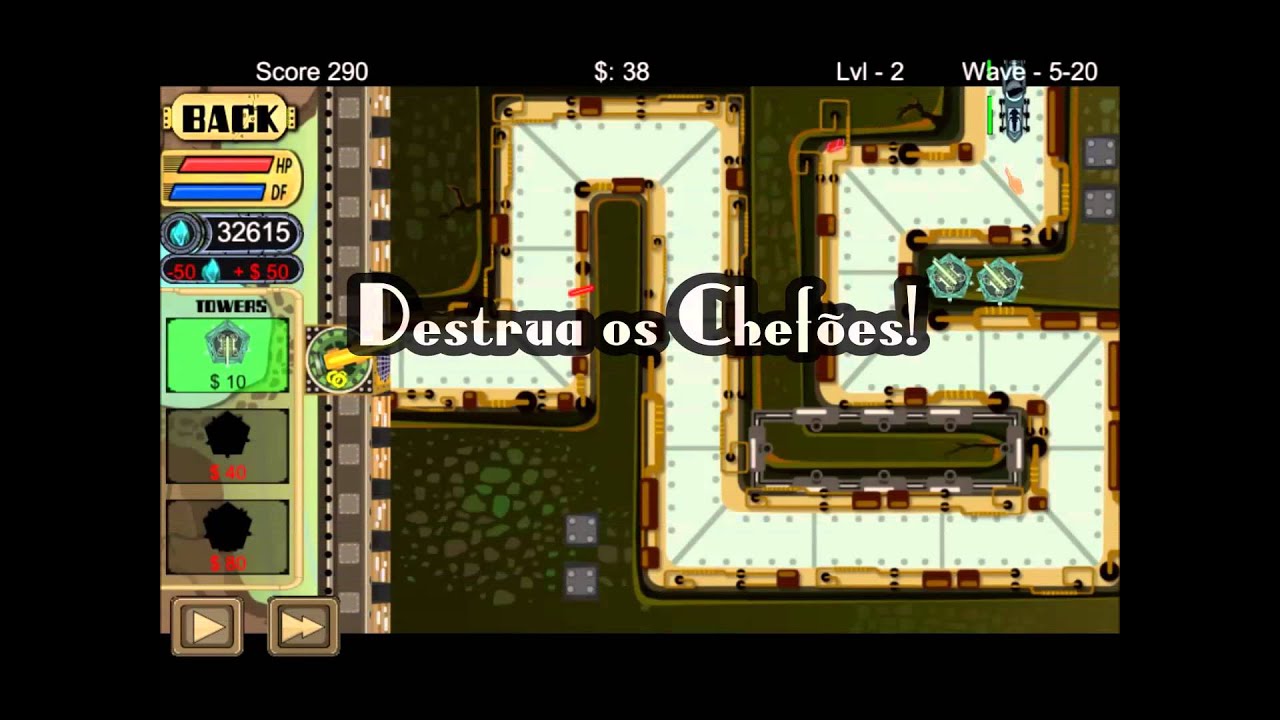 Trailer Laser Defense - By Jogos Aurora / Tower Defense - YouTube