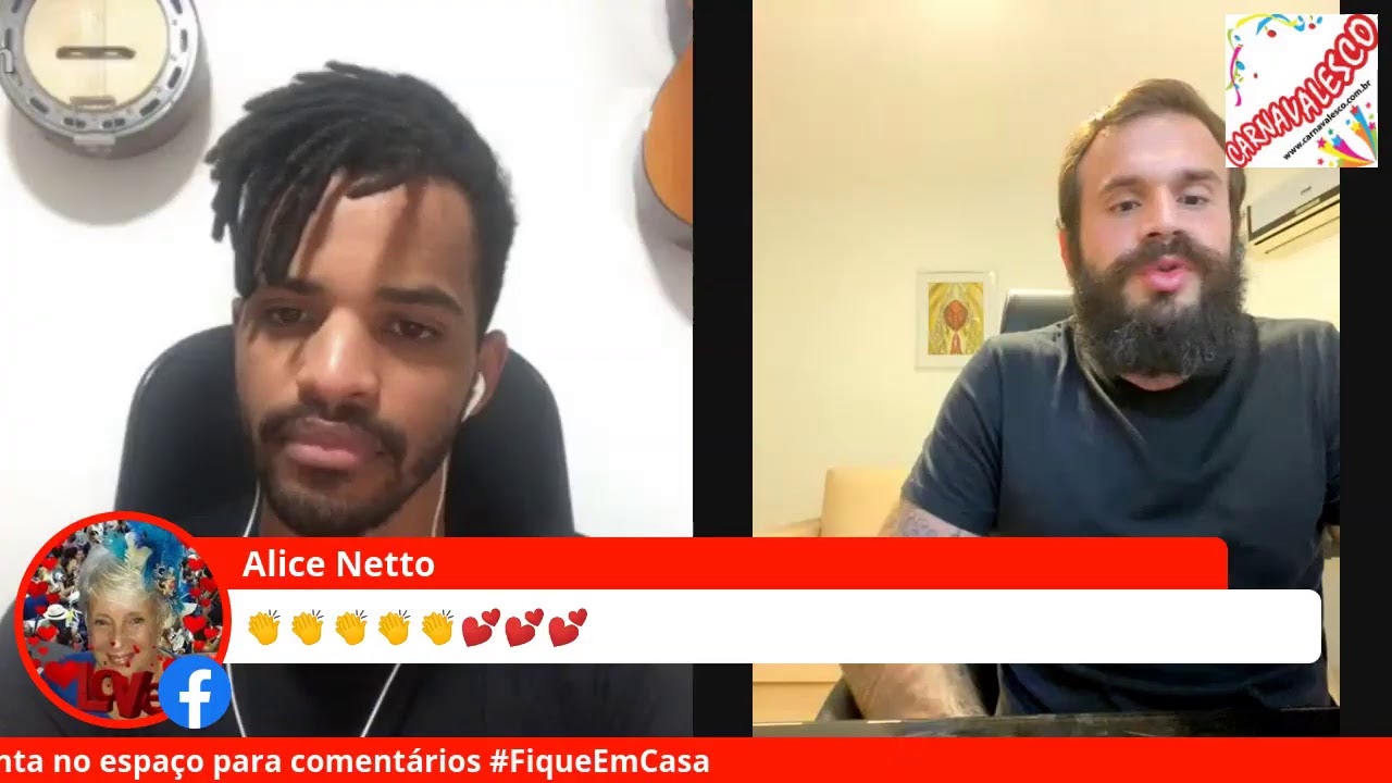 Acompanhe agora: Live do CARNAVALESCO com Marcelinho Calil, presidente ...